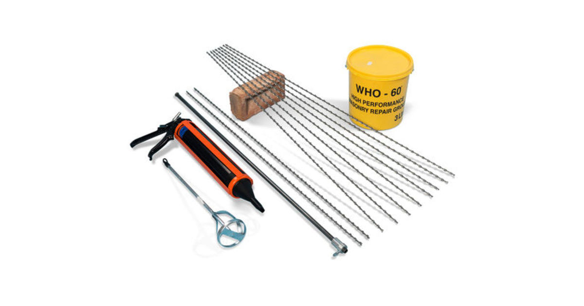 Masonry Crack Repair: Our Bestselling Brick Pin Fixing Kit