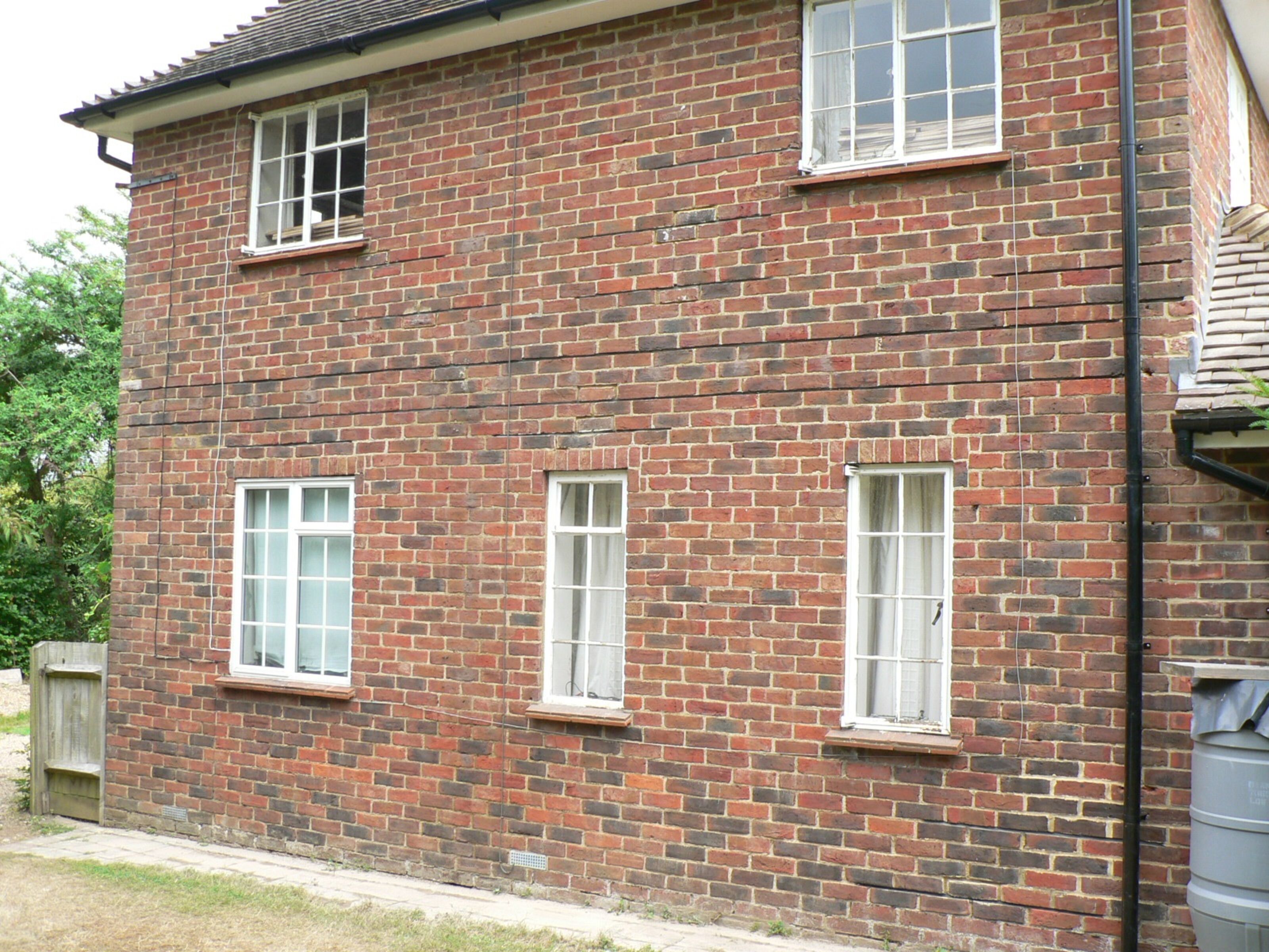Bowing Wall Structurally Secured