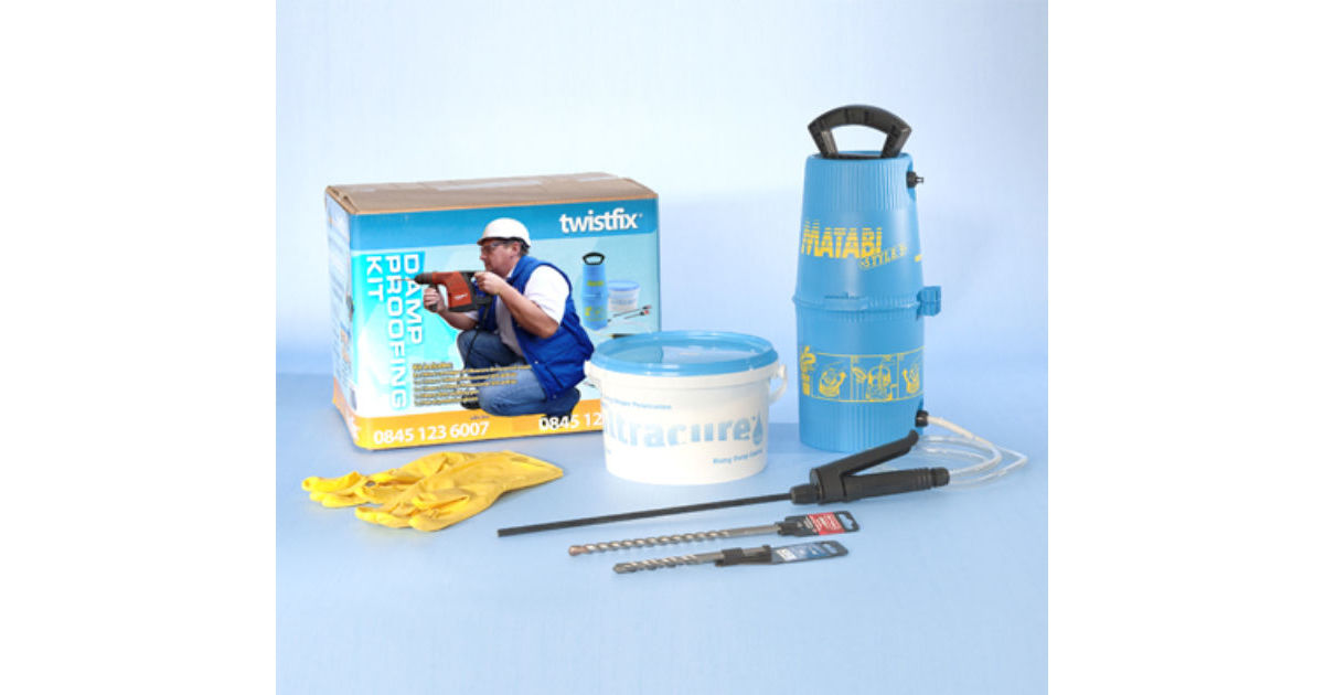 DPC Injection Damp Proofing Cream - Twistfix Kit