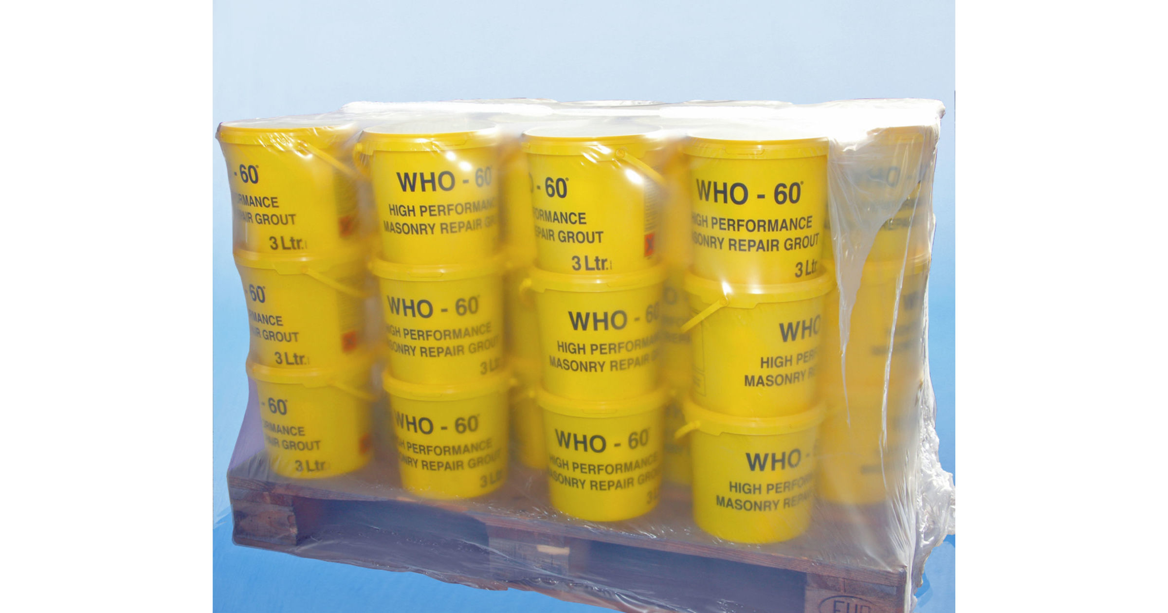 Use our WHO-60 thixotropic grout.