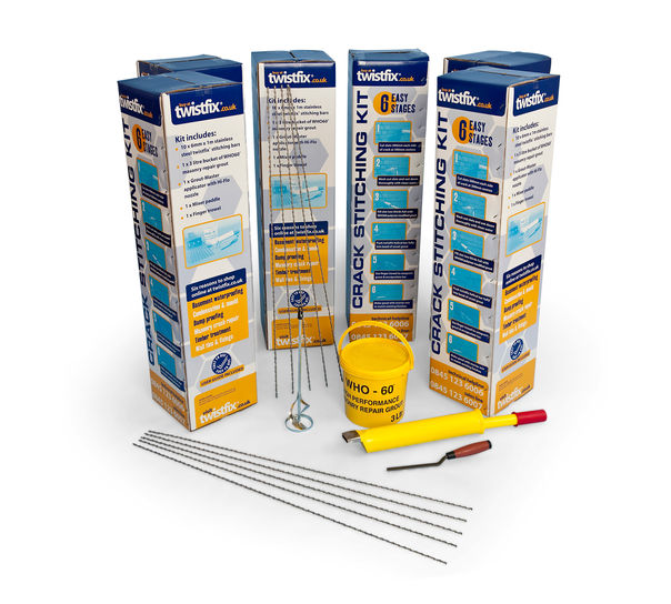 Helical Bar Kits for Reinforcing Existing Walls