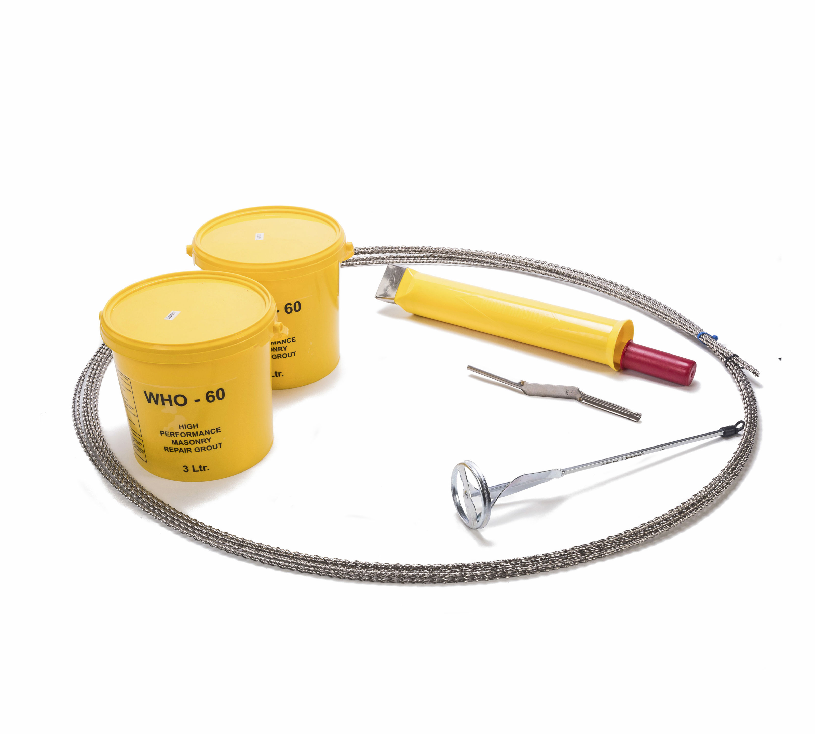 7M Long Helical Bars Kit | Stainless Steel | Twistfix