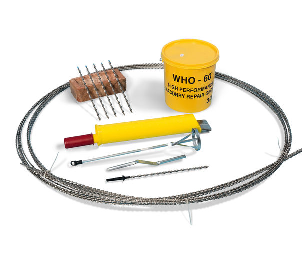 Helical Bar Kits for Reinforcing Existing Walls