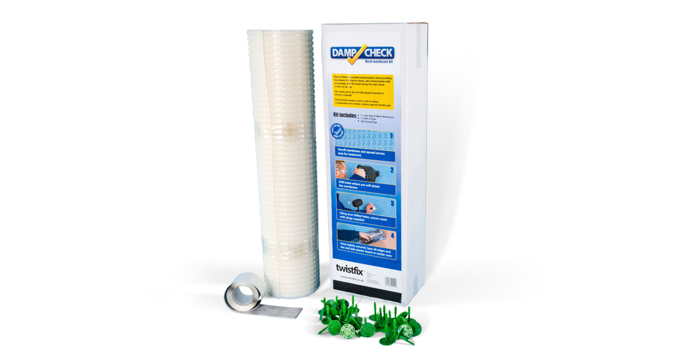 Damp Check – 10 sqm Mesh Membrane Kit | Twistfix