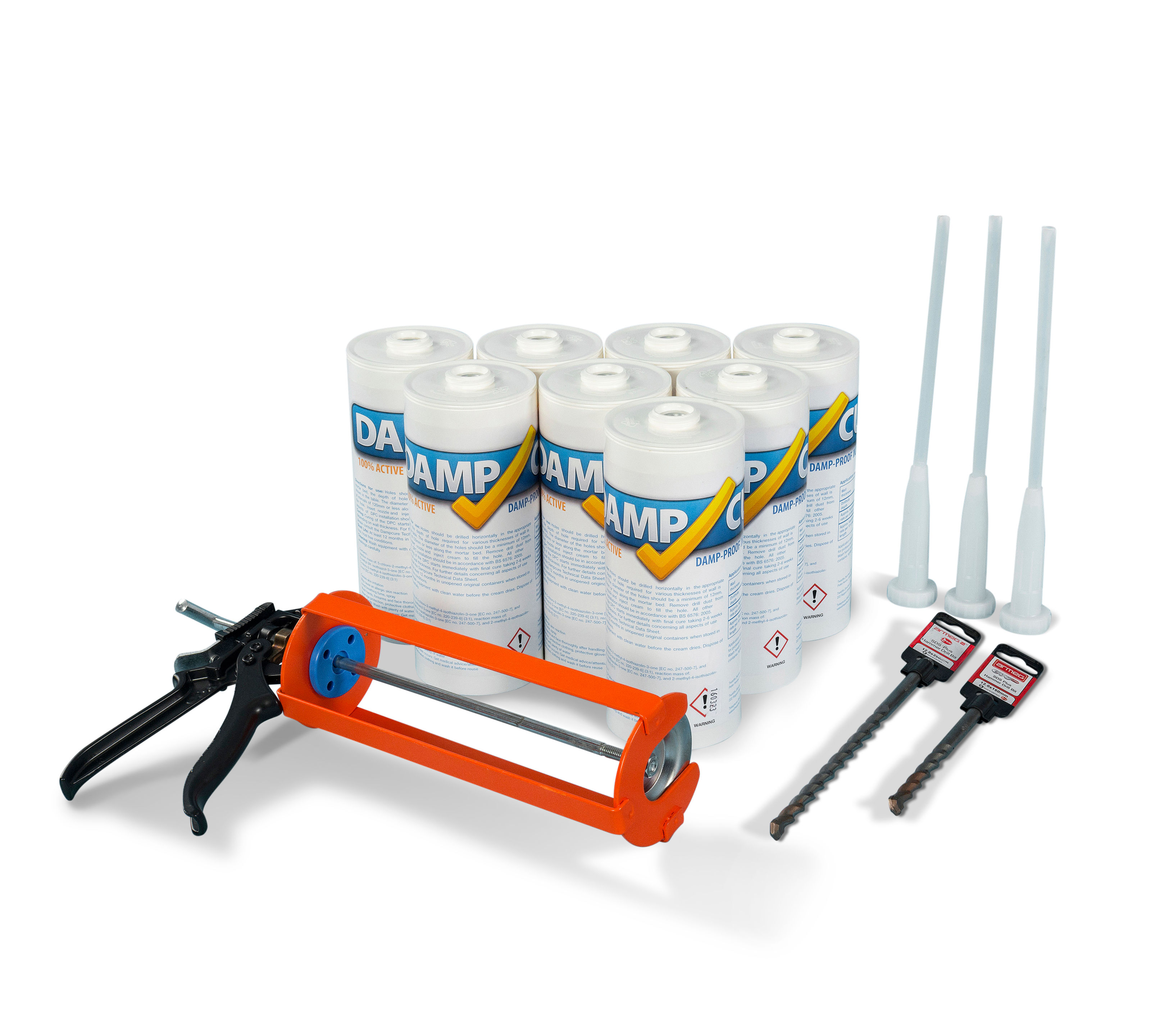 Damp Proof Kit | 8 x 1 Litre DPC Cream | Twistfix
