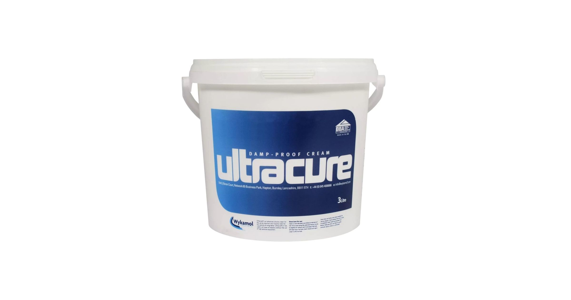 Wykamol Ultracure 3L – BBA Certified Damp Proofing Injection Cream for ...