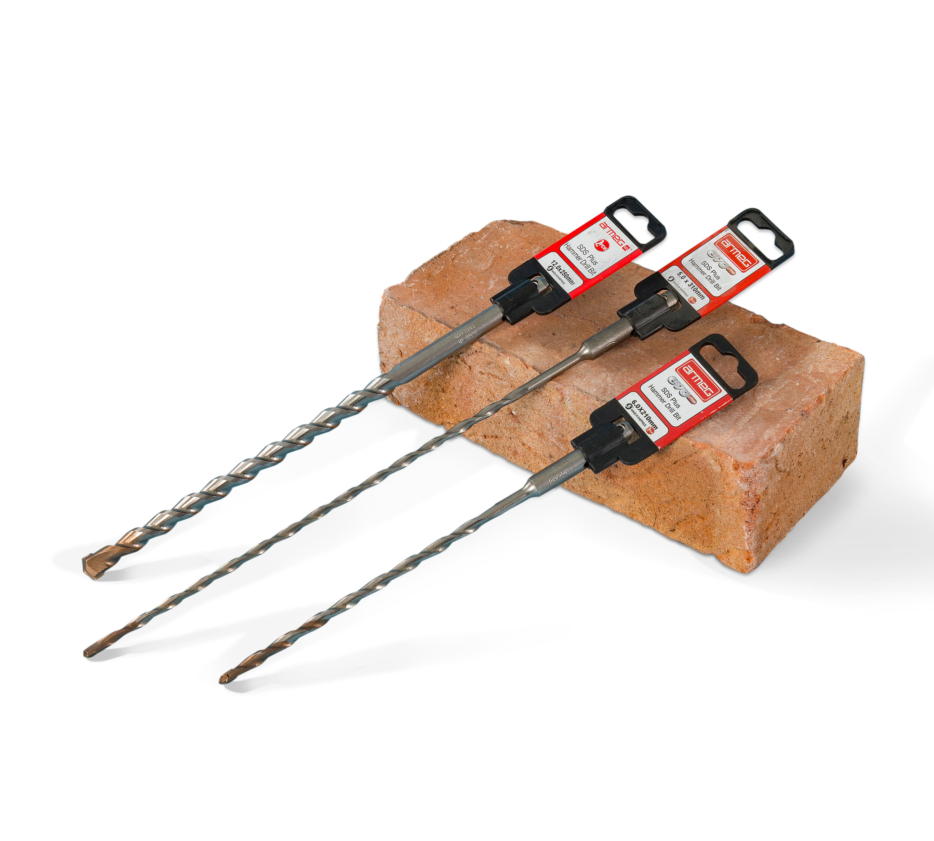 Tungsten tipped SDS drill bits for masonry and concrete