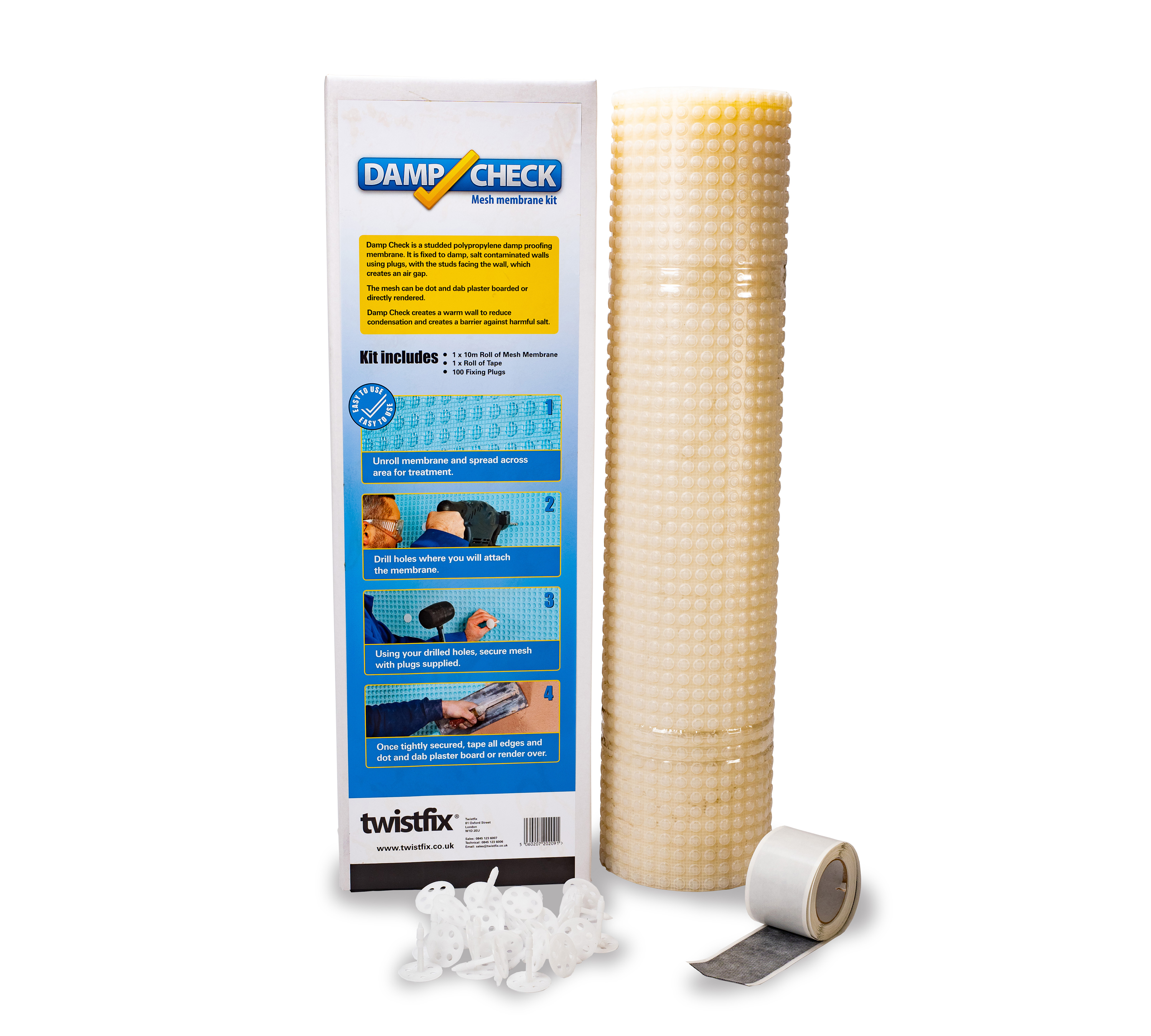 Basement Waterproofing Membrane | Twistfix