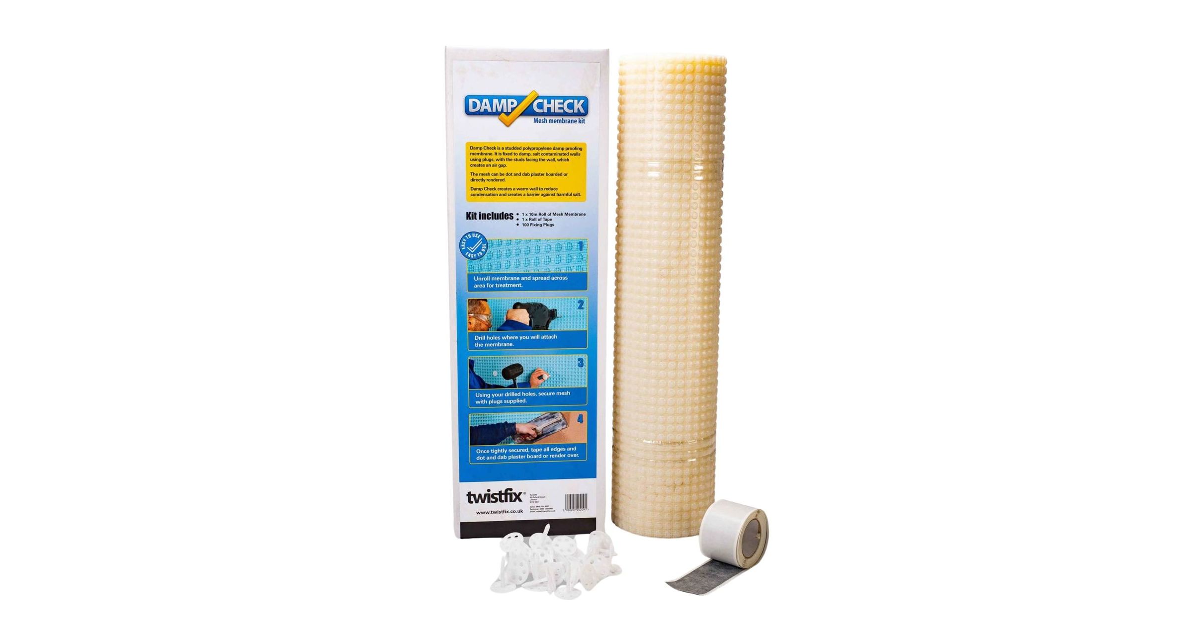 Damp Check – 10 sqm Mesh Membrane Kit | Twistfix