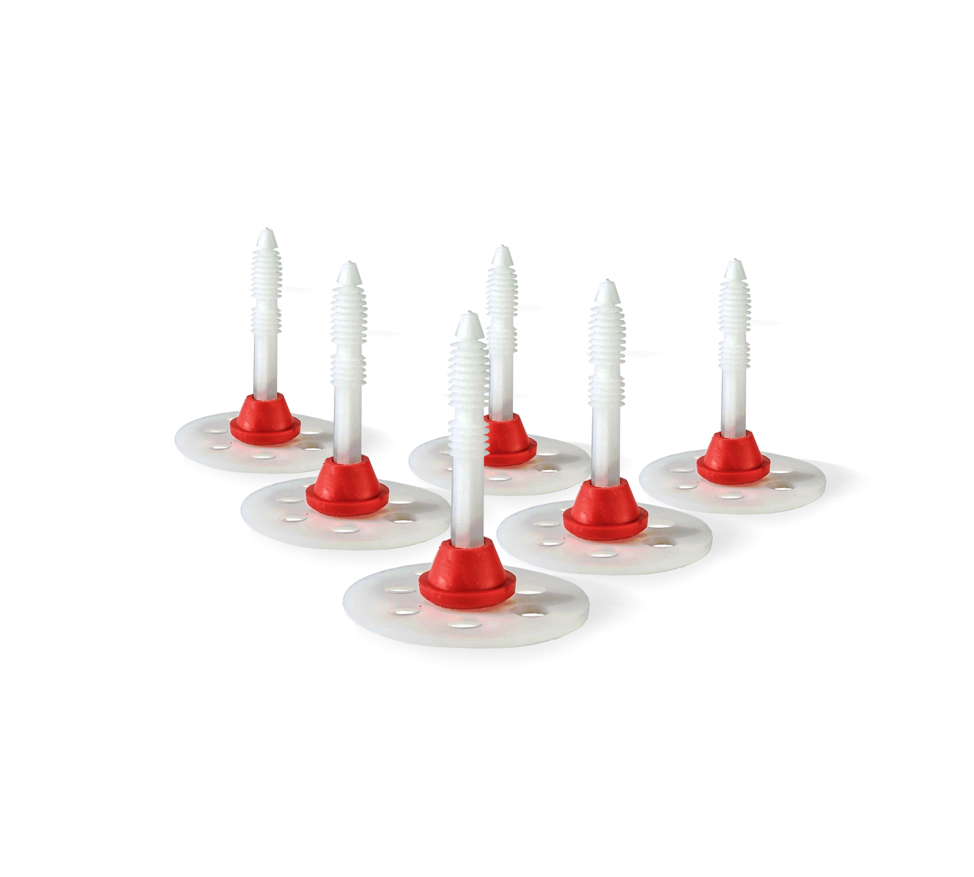 Mesh Membrane plugs for fixing cavity drain membrane